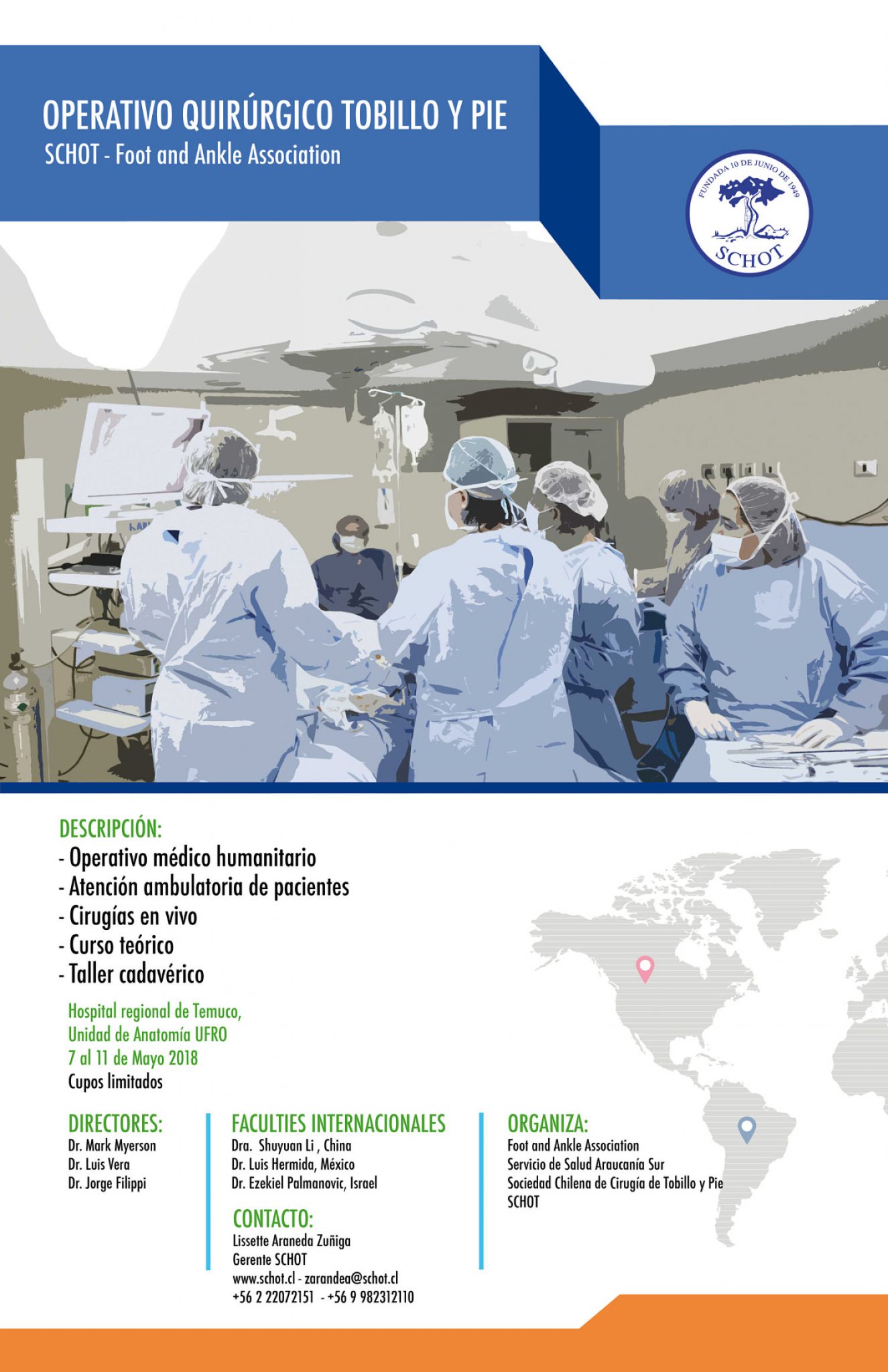 Cursos Oficiales 2018 – SCHOT