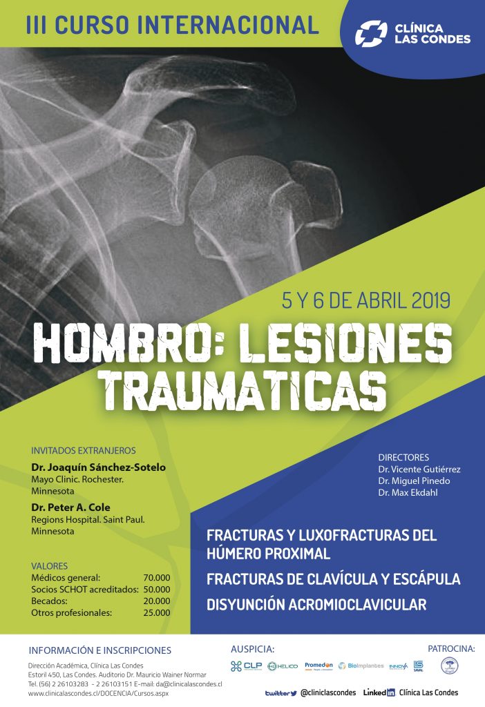 Hombro: Lesiones Traumáticas – SCHOT