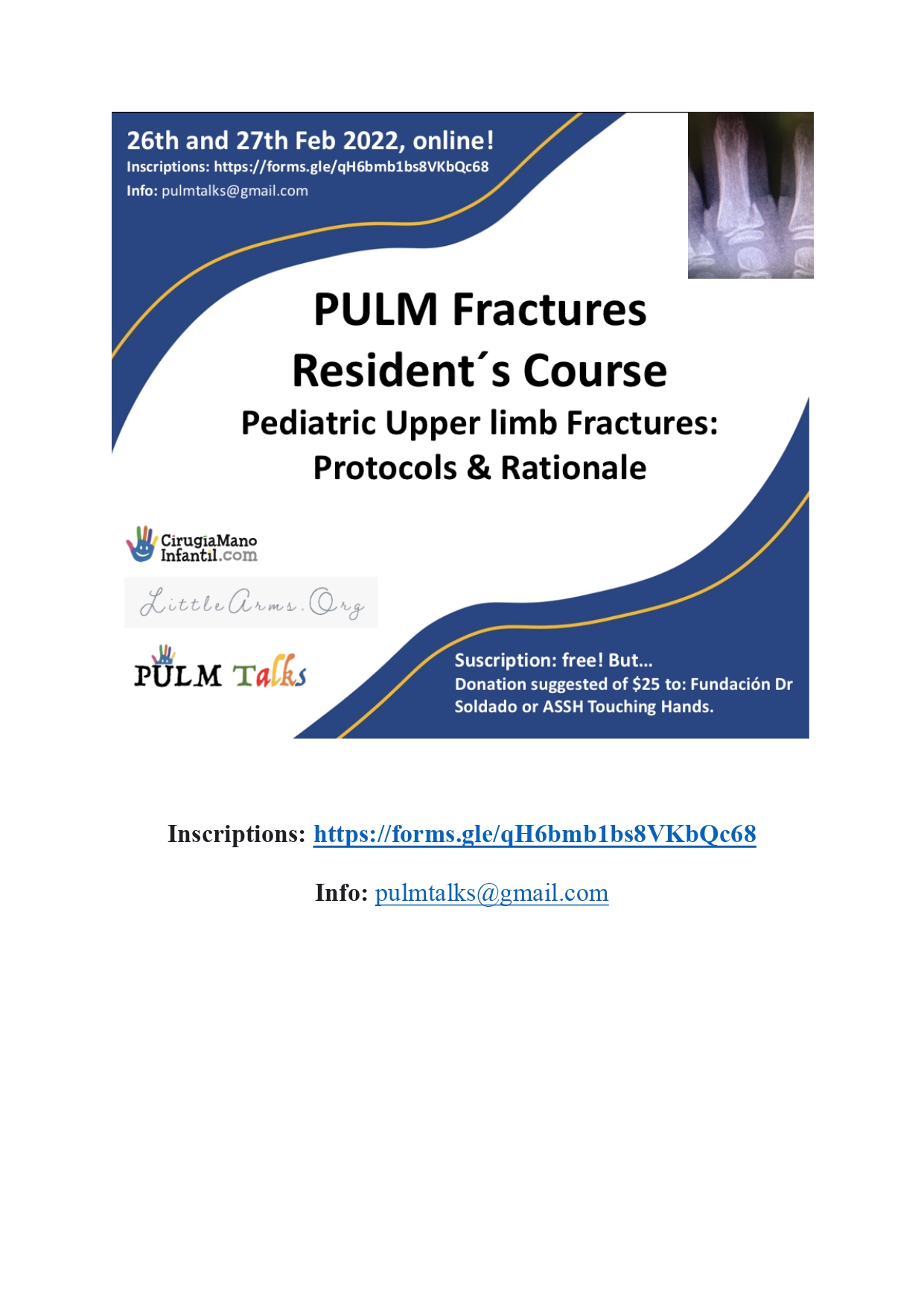 PULM Fractures Resident´s Course – SCHOT