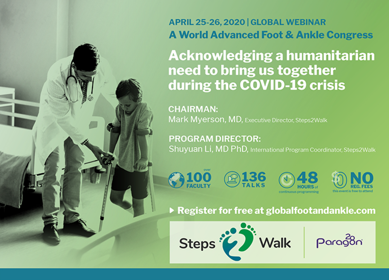 Step2Walk: 2020 Foot & Ankle Congress – SCHOT
